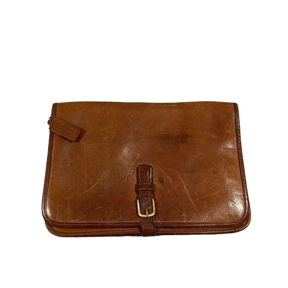 Coach | Bags | Vintage Coach Leather Ware Buckle Clutch High Style Made ...